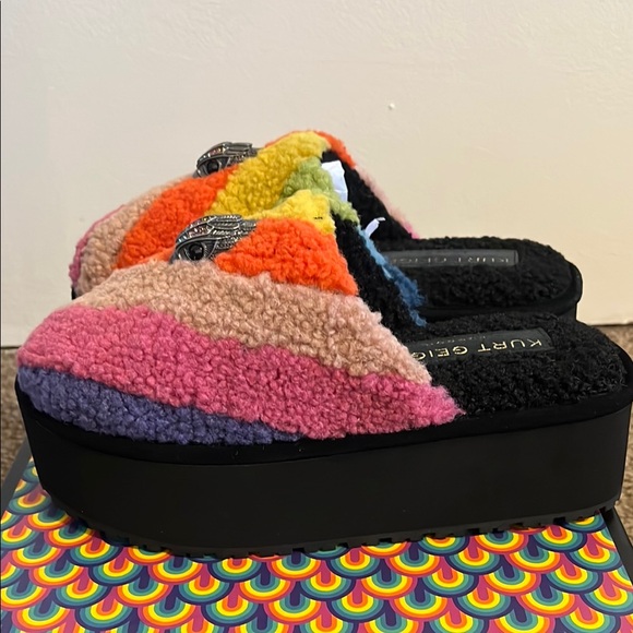 Kurt Geiger | Shoes | Kurt Geiger Rainbow Slippers | Poshmark